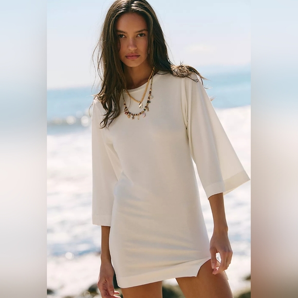 Free People | Dresses | Free People Good Feels Tee Mini Tunic Dress ...